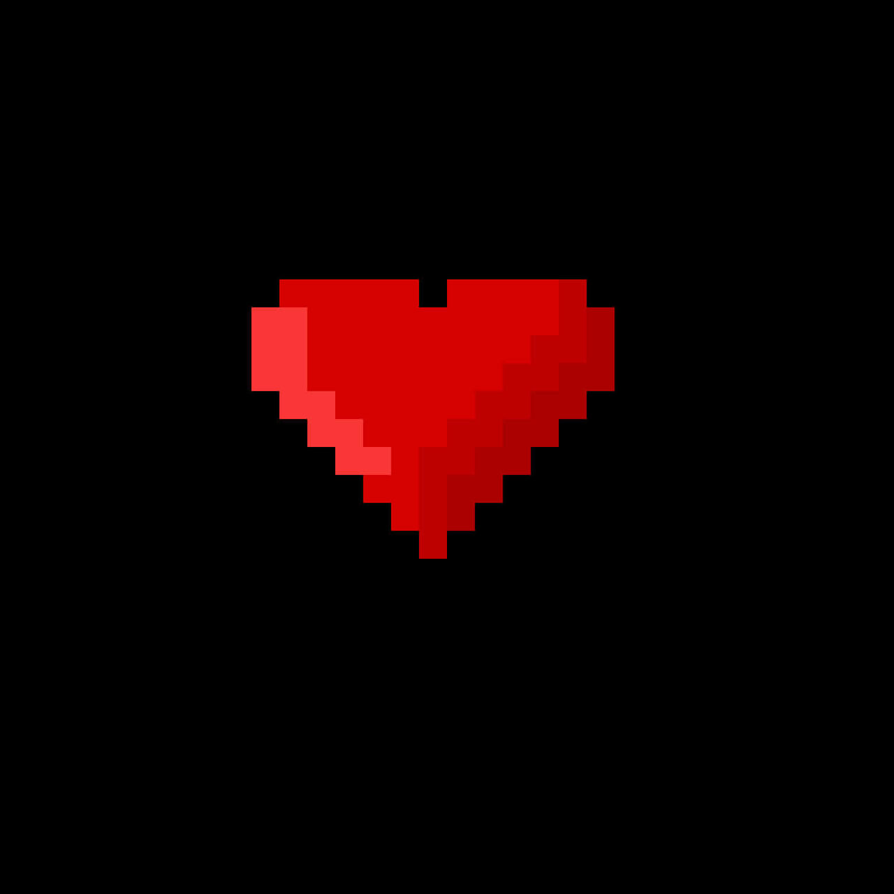 Pixelated Love in Red Minimalist Wallpaper | Background FREE Download ...