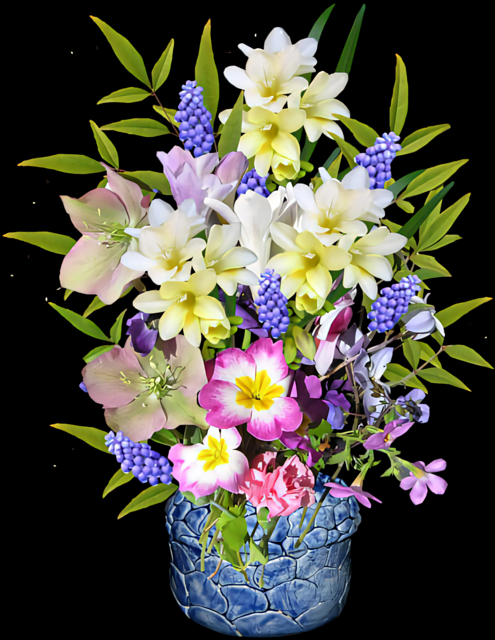 Vibrant Spring Flower Arrangement Wallpaper | Background FREE Download ...