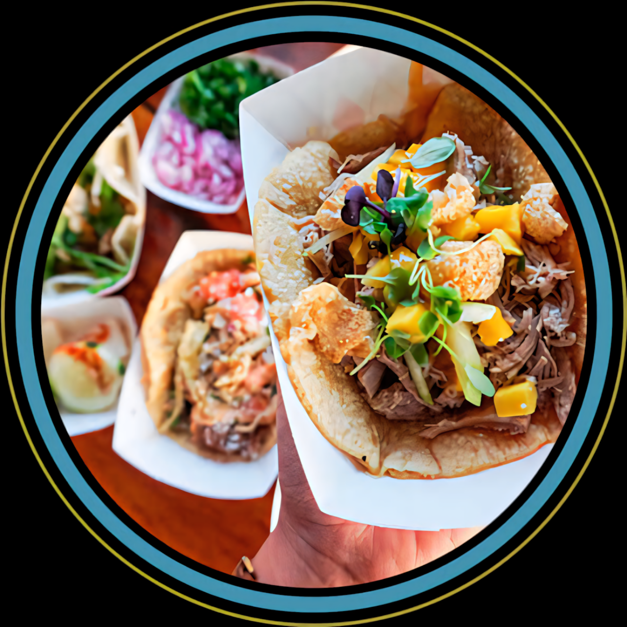 Vibrant Tacos with Fresh Ingredients Wallpaper | Background FREE ...