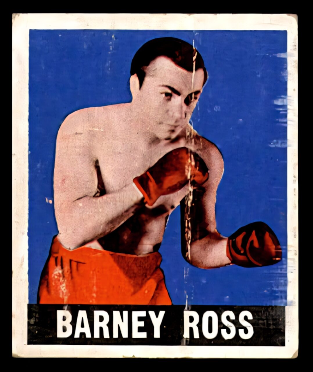 Barney Ross Vintage Boxing Legend Classic Blue Wallpaper | Background ...