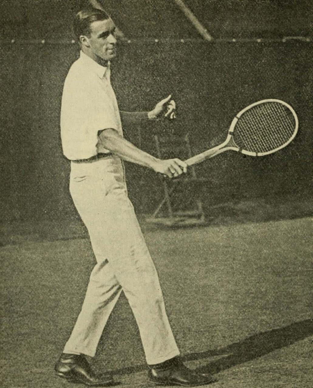 Bill Tilden Vintage Tennis Match Classic Racket Wallpaper | Background ...