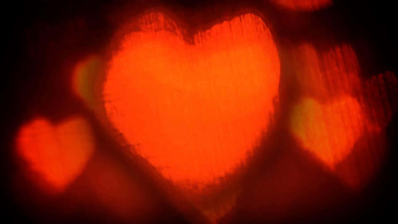 Radiant Heart Glow in Warm Hues Wallpaper | Background FREE Download ...