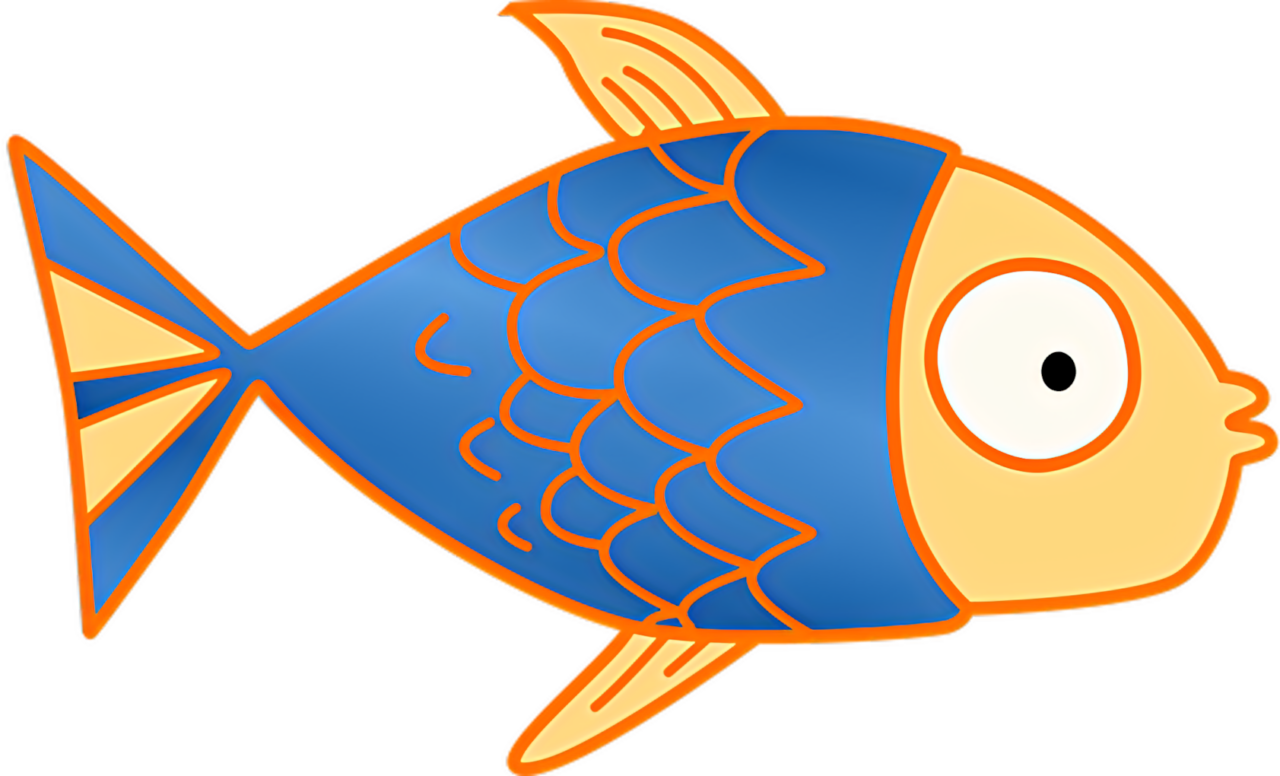 Whimsical Cartoon Fish Delight Wallpaper | Background FREE Download ...