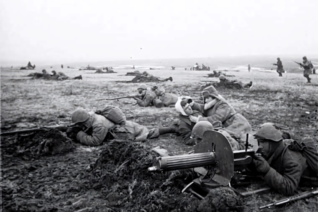 Soldiers in Battle Focus WWII Wallpaper | Background FREE Download ...